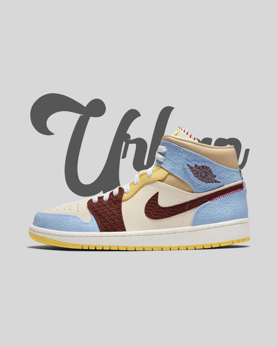 Air Jordan 1 Mid Fearless Maison Chateau Rouge – Urban Collection