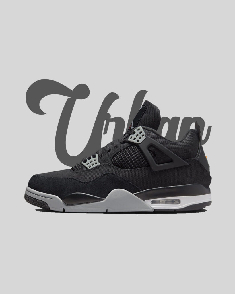 Air Jordan 4 Retro Black Canvas – Urban Collection