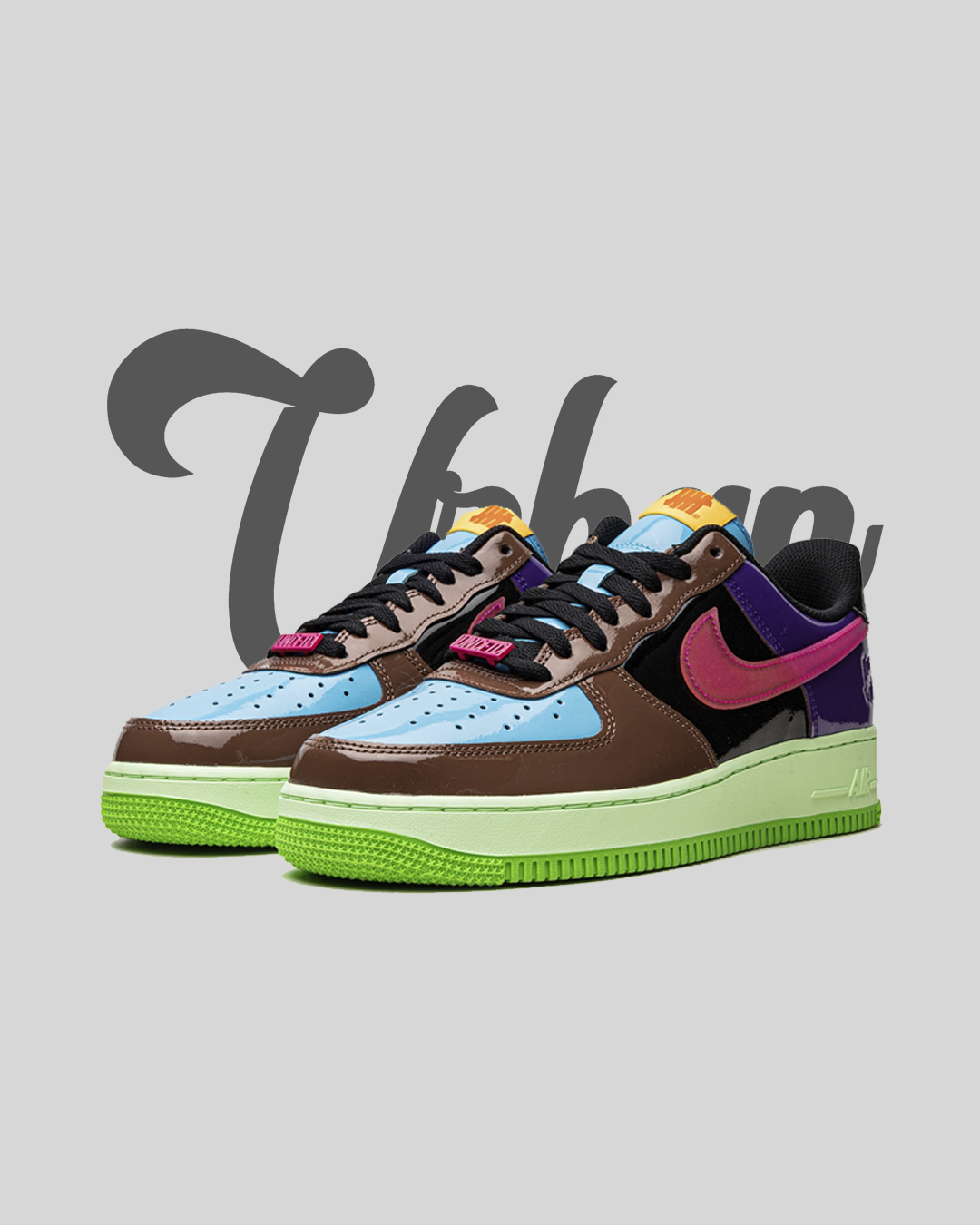 Nike Air Force 1 Low Undefeated Multi-Patent Pink Prime – Urban Collection