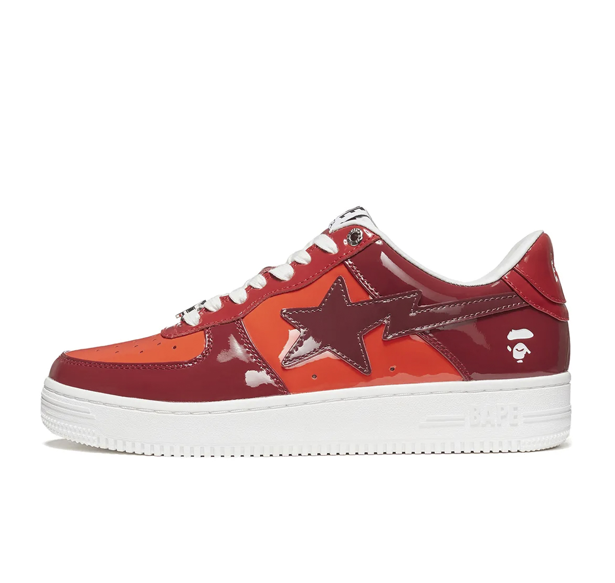 A Bathing Ape Bape Sta Low Color Camo Combo Red - Urban Collection
