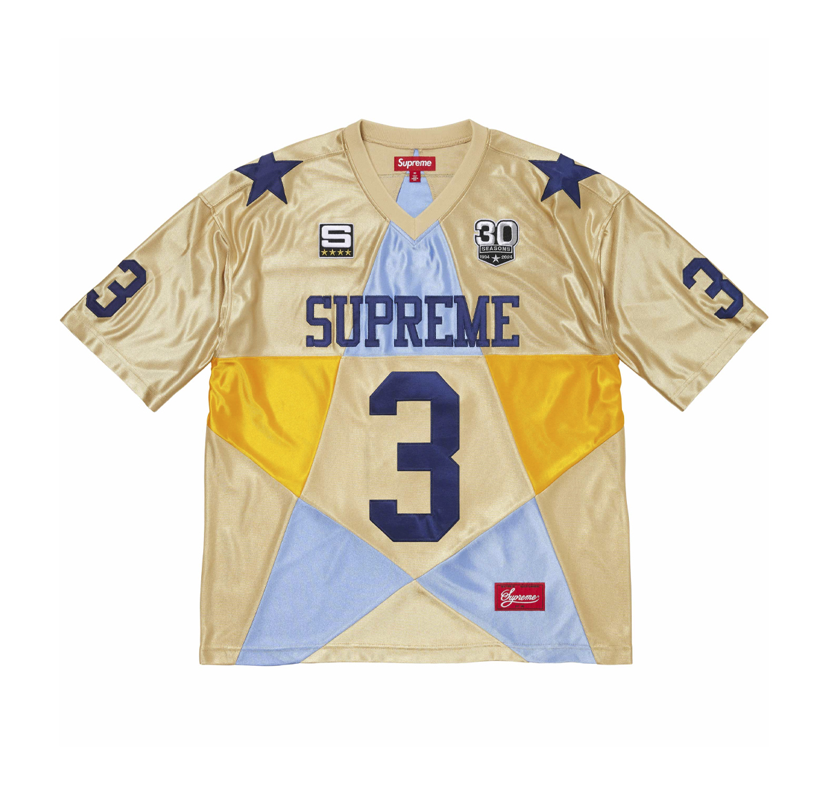 Supreme Star Football Jersey Gold - Urban Collection