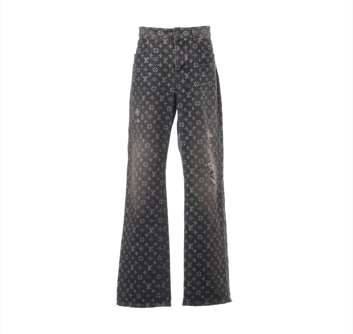 Louis Vuitton Monogram Denim Pants Black - Urban Collection